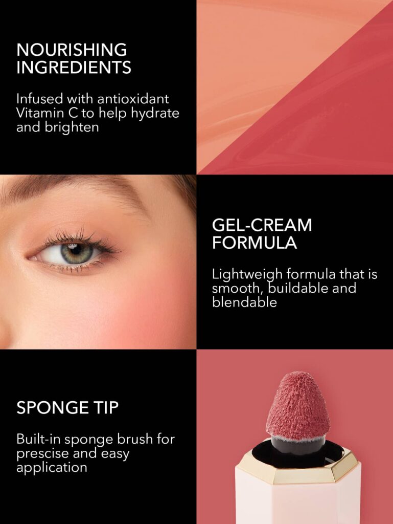 Buy SheGlam Color Bloom Liquid Blush Hush Hush in India