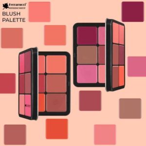 100% Authentic Ferrarucci 12 Color Cream Blush Palette - Kosmetista