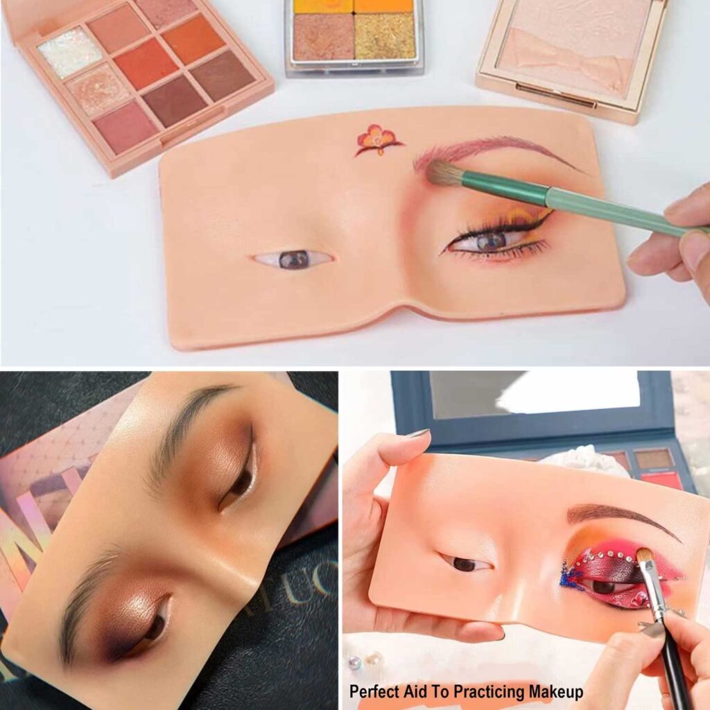 Premium Quality Silicone Eye Makeup Practice Board Face