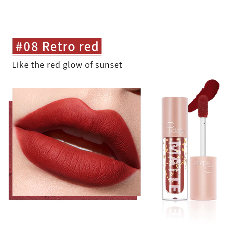 Pudaier Cosmetics Air Matte Lip Color 12 Pc Set - Kosmetista