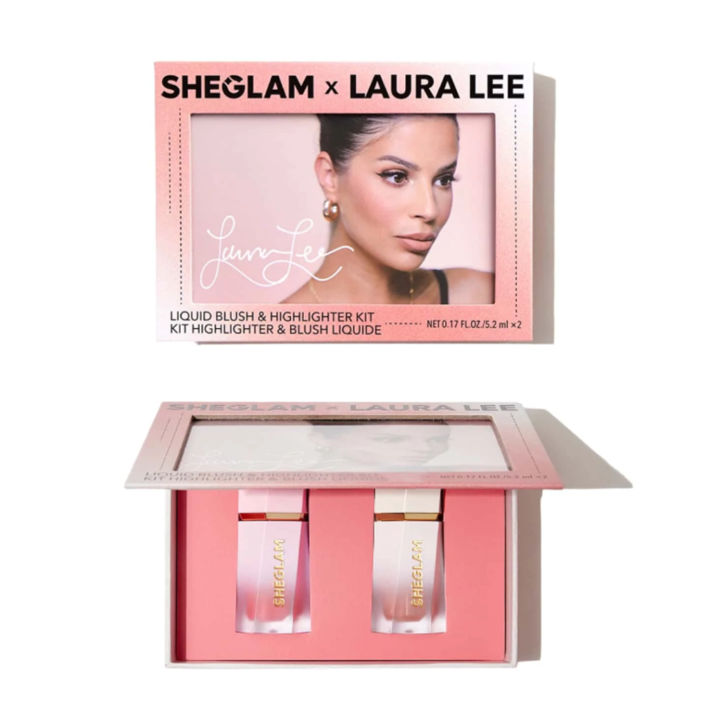 SheGlam X Laura Lee Liquid Blush & Highlighter Kit