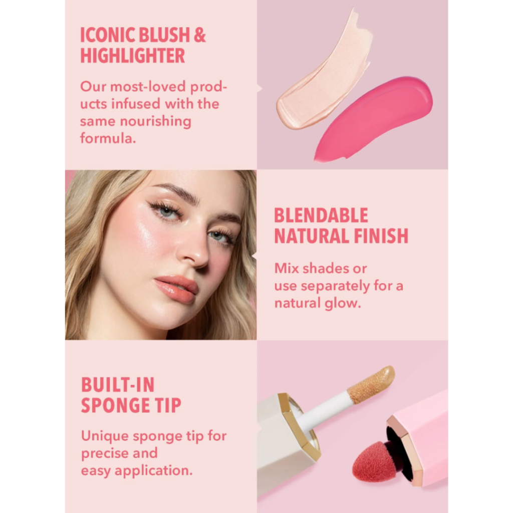 SheGlam X Lena Liquid Blush & Highlighter Kit