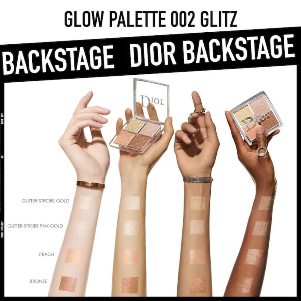Dior Backstage Glow Face Palette Glitz (002)- Kosmetista