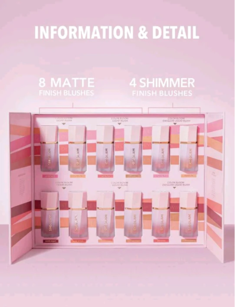 Sheglam Color Bloom Liquid Blush Shimmer & Matte Collection Set ...