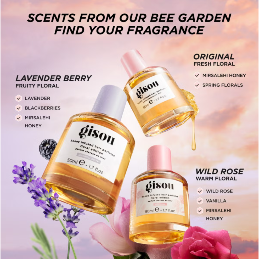 Gisou Honey Infused Hair Perfume Mini - Wild Rose -in stock buy from ...